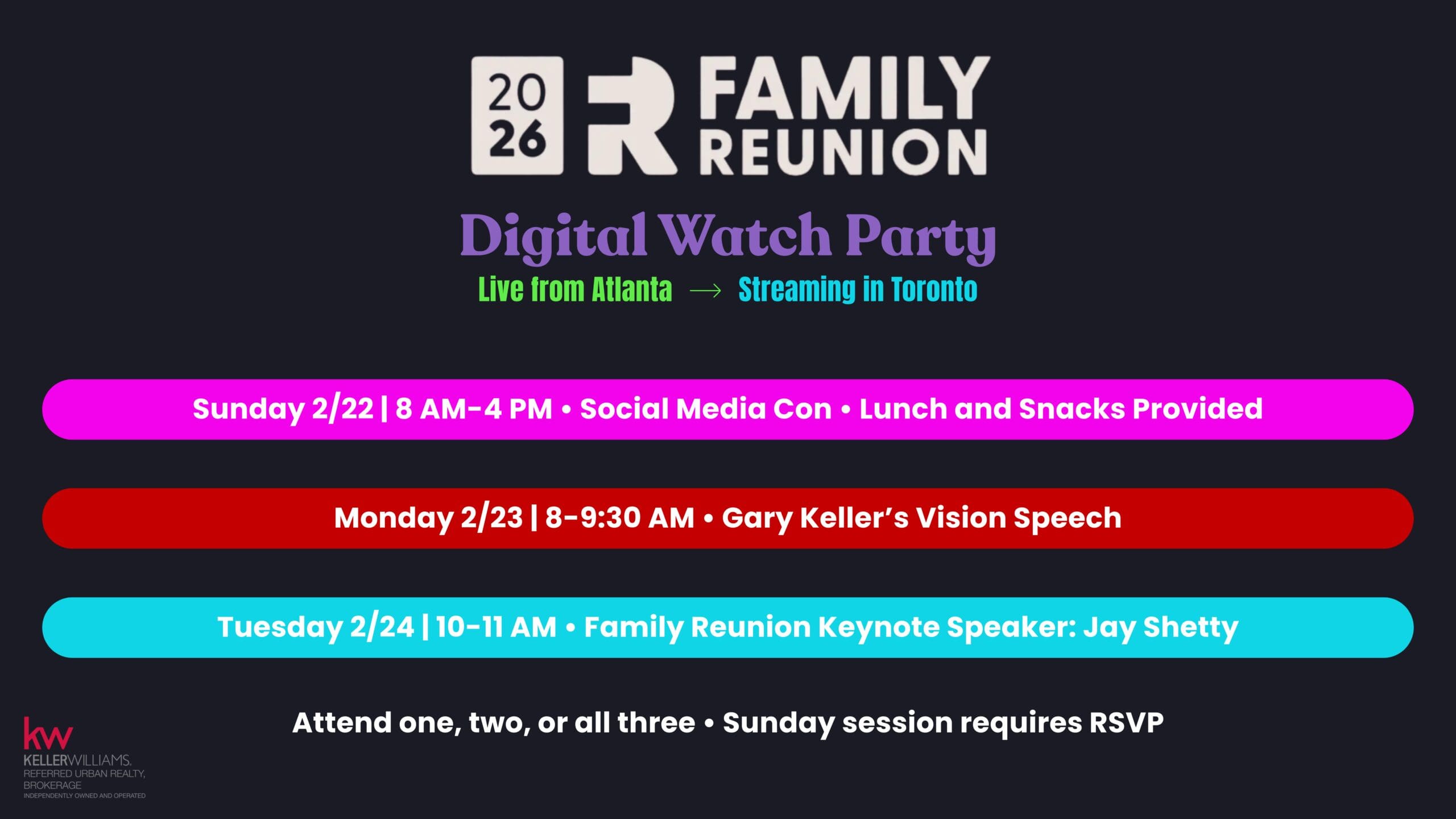 💥Gary Keller's Vision Speech - KW Family Reunion 2026 Watch Party ...